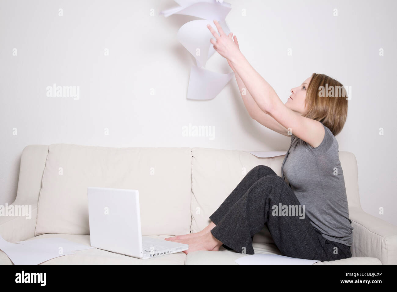 Person throwing something hi-res stock photography and images - Alamy