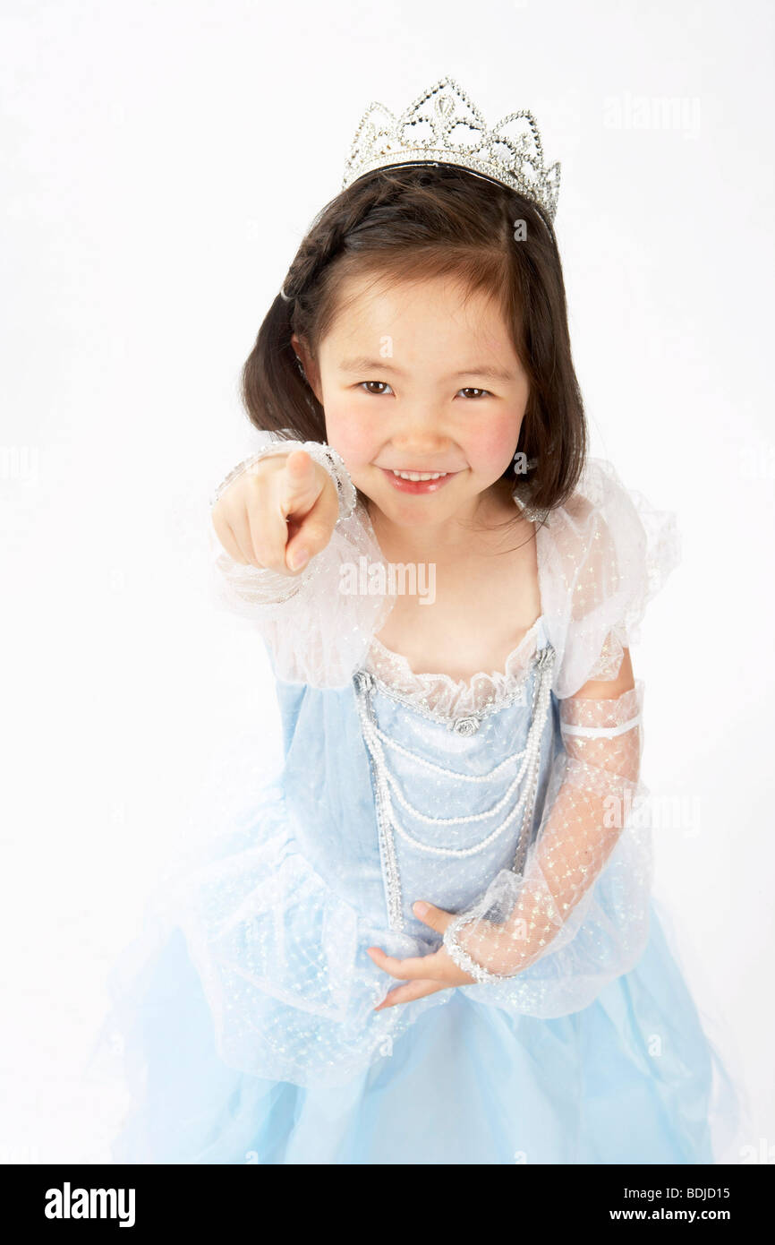 Girl Dressed as Princess Stock Photo - Alamy