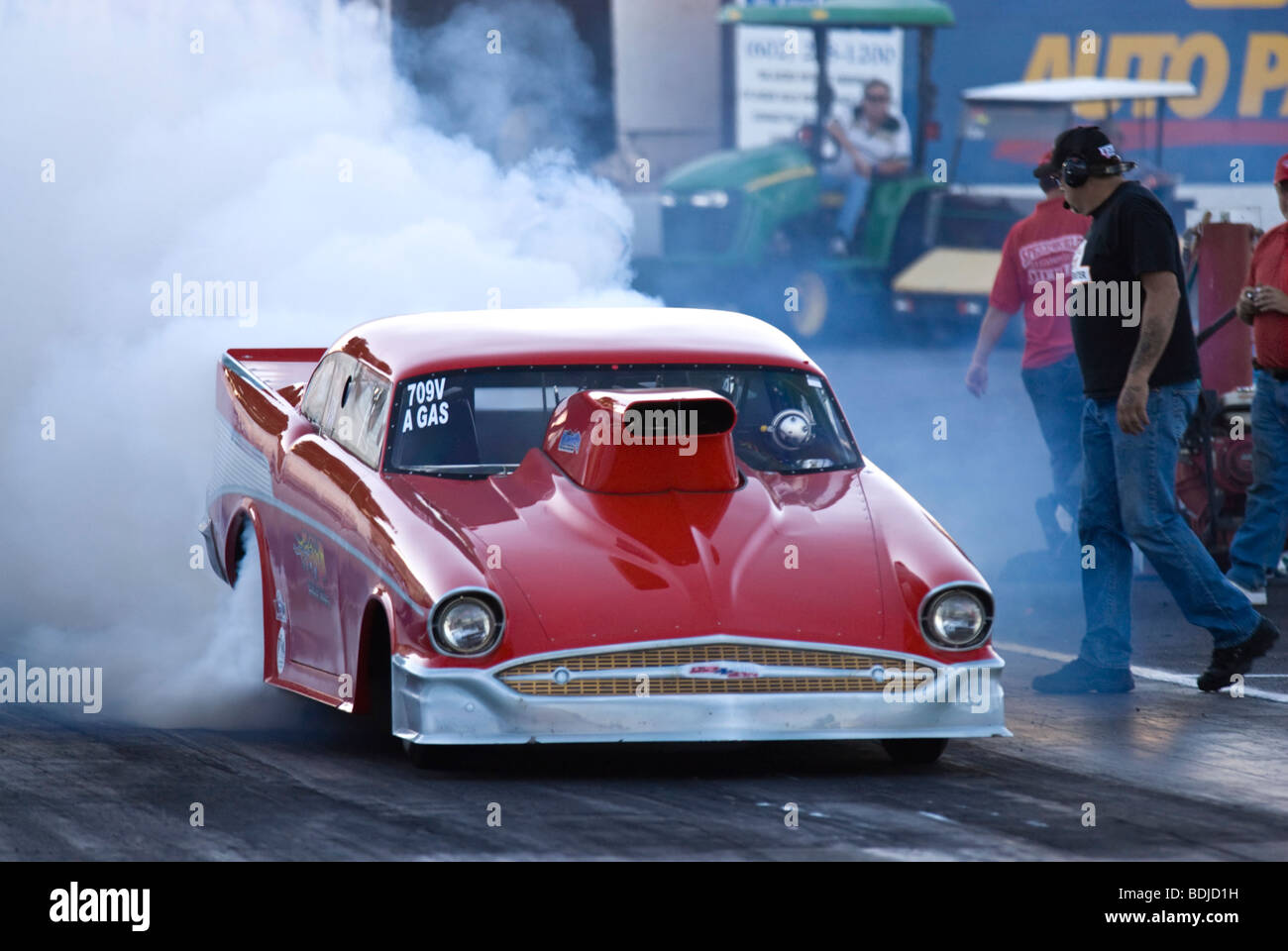 NHRA Hot Rod Heritage event action Stock Photo - Alamy