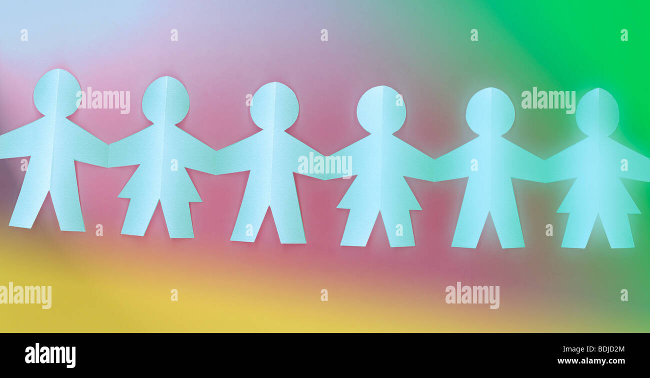 Coloured paper craft cut out hi-res stock photography and images - Alamy