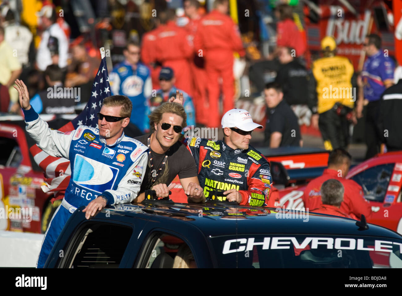 NASCAR action at Phoenix International Raceway, Avondale, Arizona, USA ...