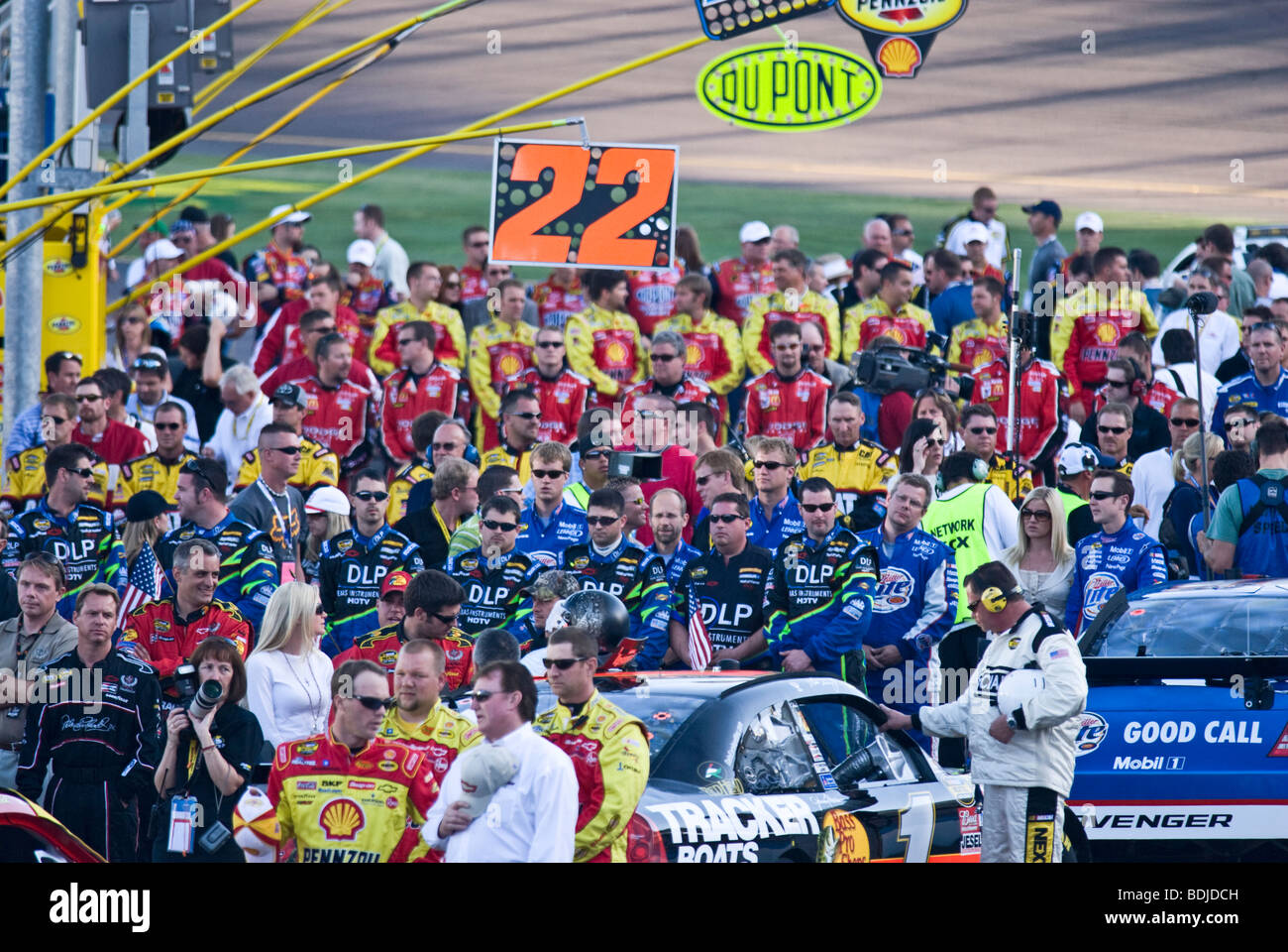 NASCAR action at Phoenix International Raceway, Avondale, Arizona, USA ...