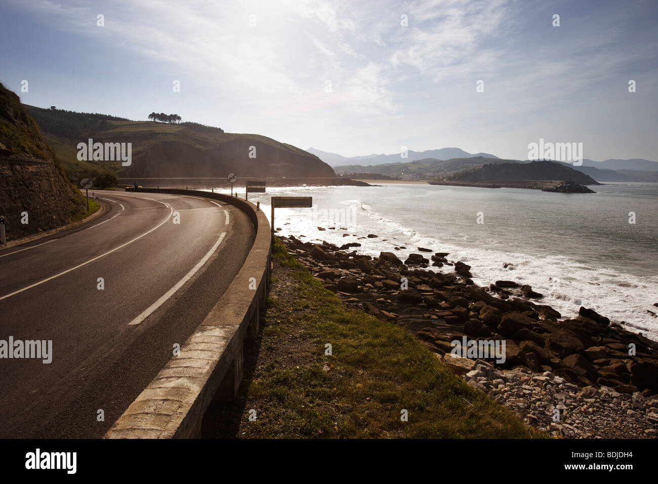 Highway, Basque Country, Spain Stock Photo - Alamy
