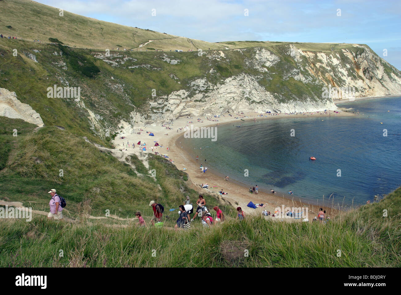 Man o' War Bay, Dorset, England Stock Photo - Alamy