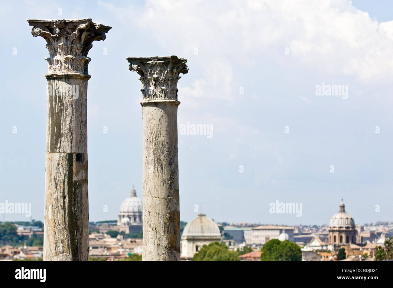Corinthian Roman Columns, Rome, Latium, Italy Stock Photo - Alamy