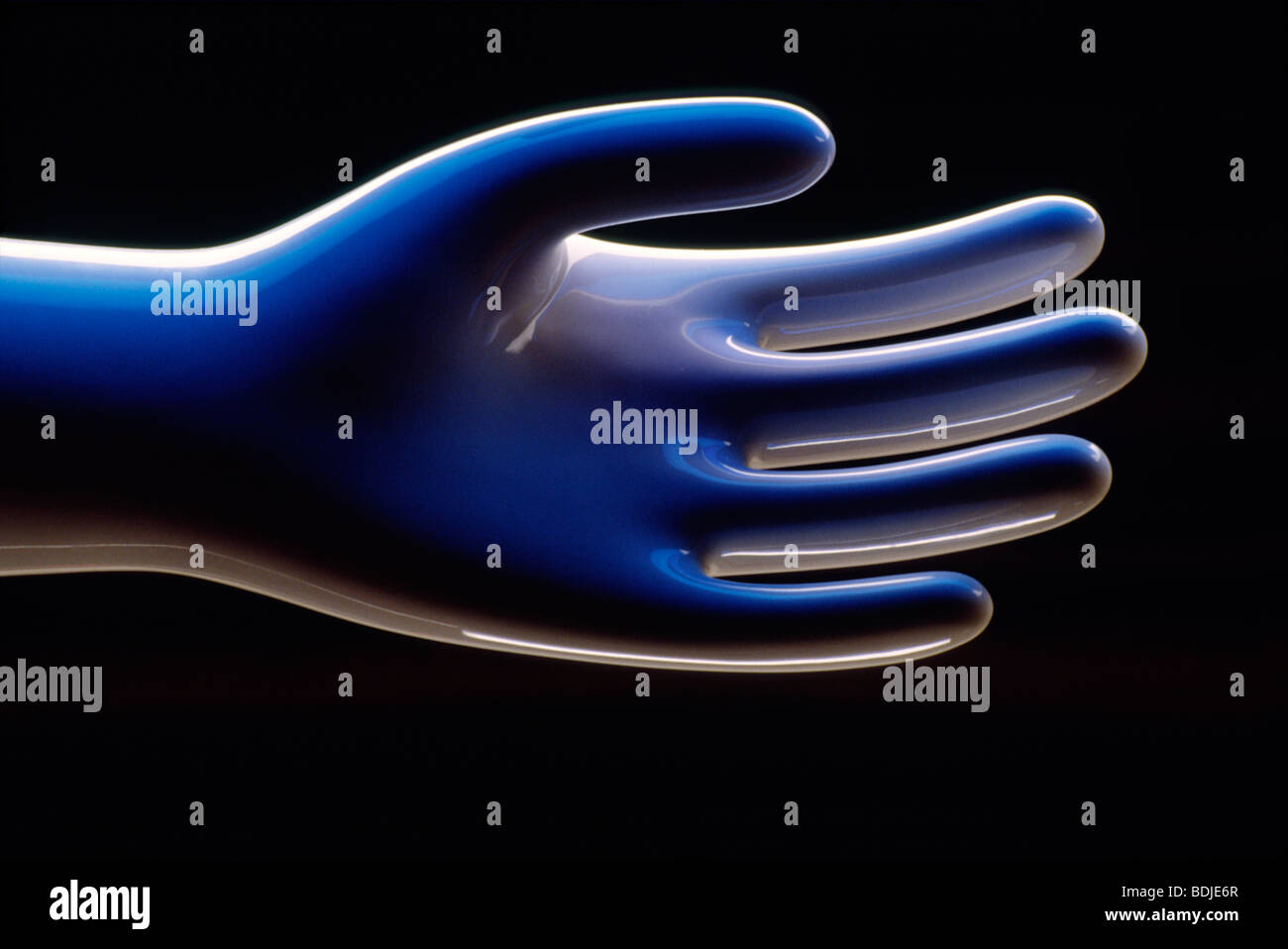 White Ceramic Hand, Abstract Stock Photo - Alamy