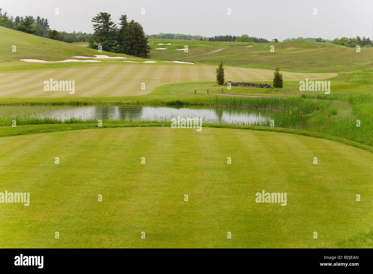 Overview of Golf Course Stock Photo - Alamy