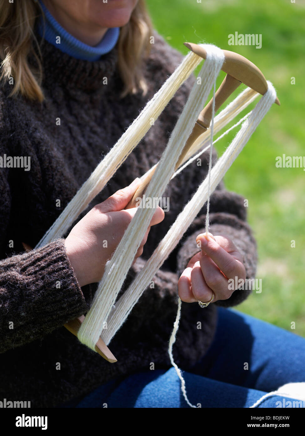 Woman winding hi-res stock photography and images - Alamy