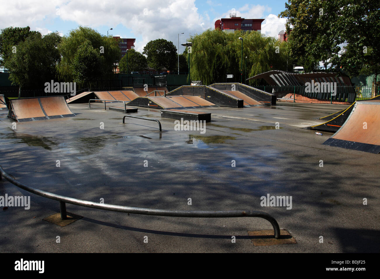 Urban skate park located within the subways of Wolverhampton ring road ...