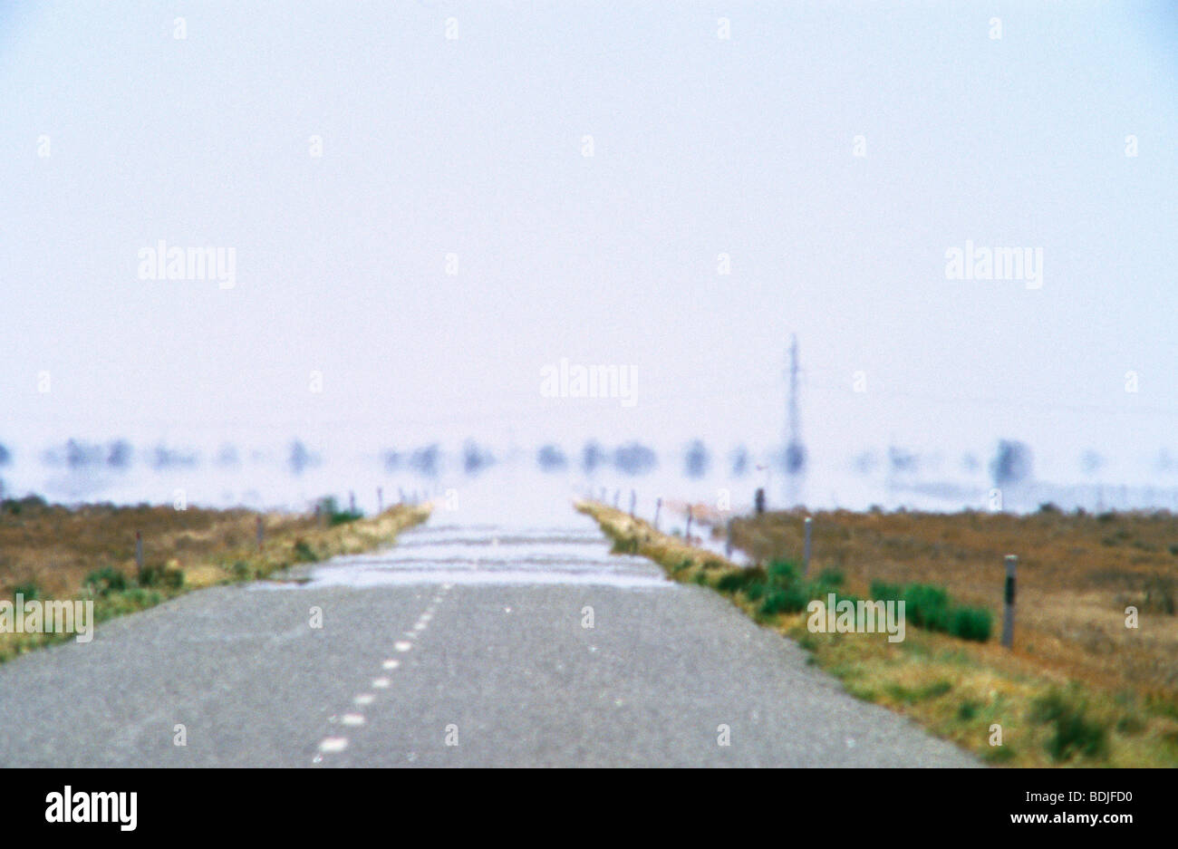 Heat Haze over Highway Stock Photo - Alamy