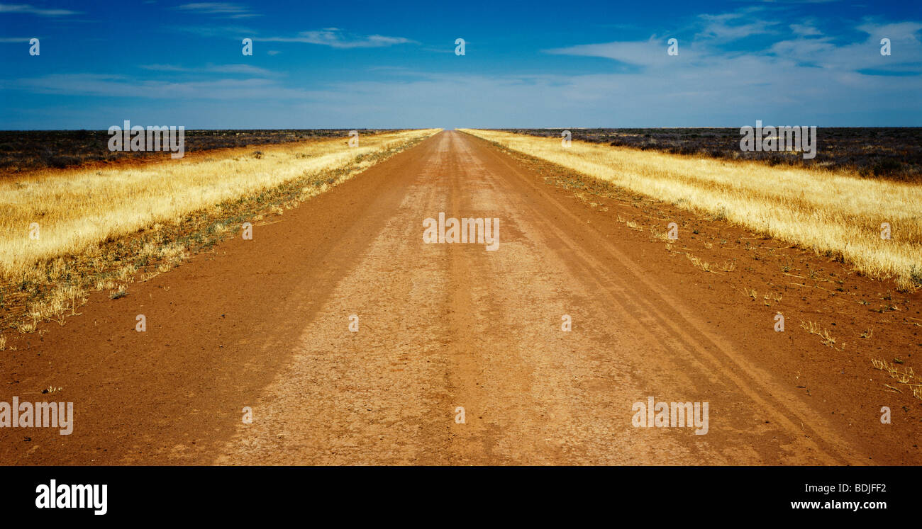 Unsealed Gravel Road Stock Photo - Alamy