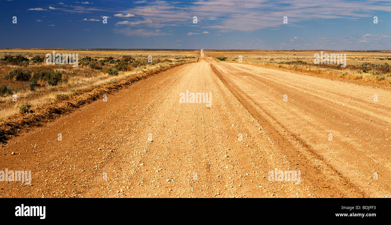 Unsealed Gravel Road Stock Photo - Alamy