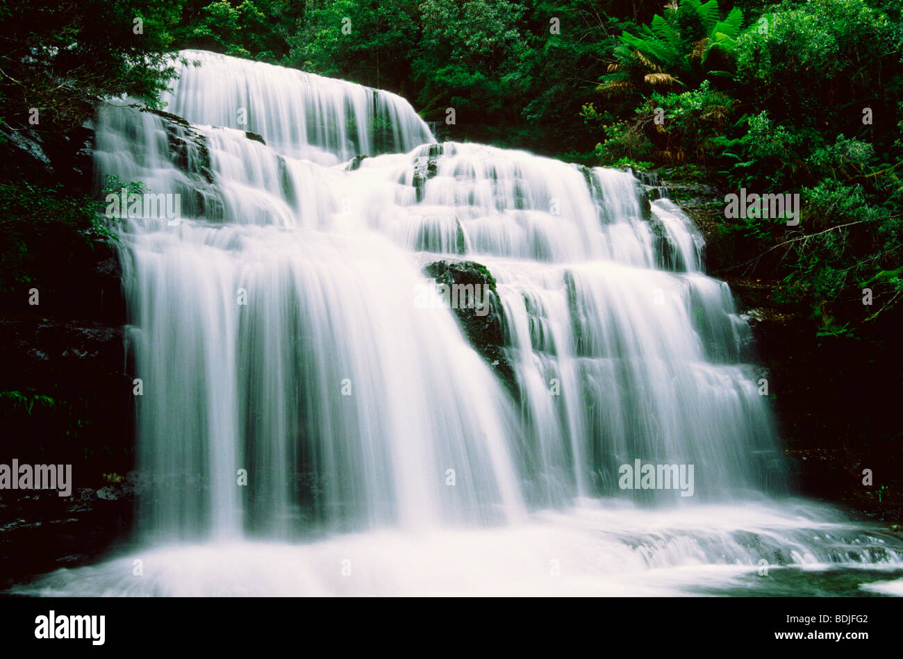 Abstract closeup view waterfall water hi-res stock photography and ...