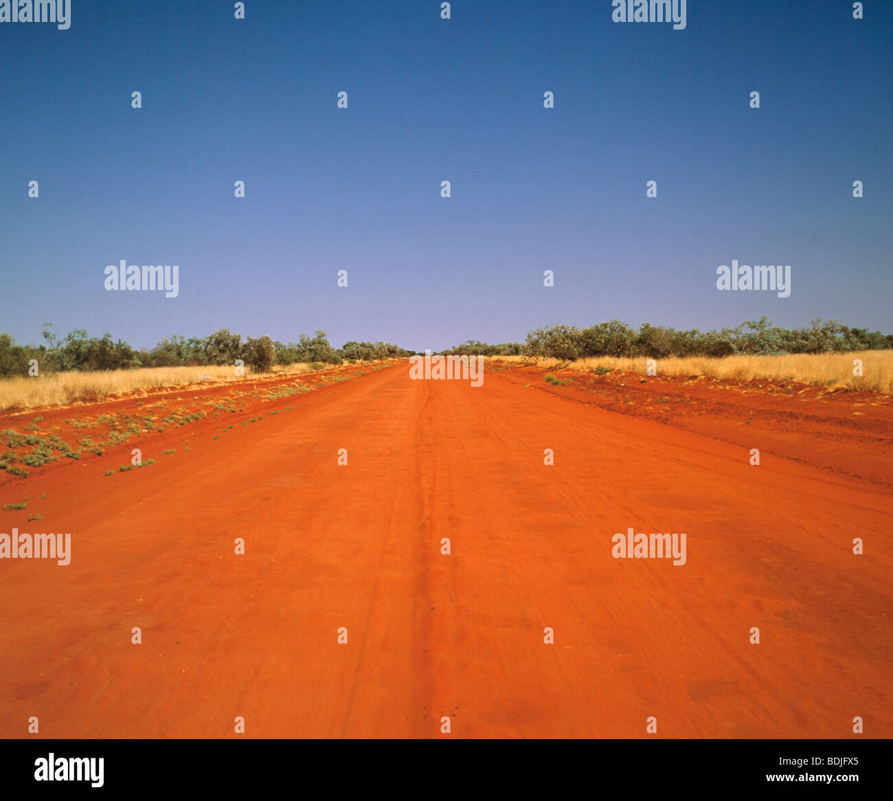 Red Unmade Road, Australia Stock Photo - Alamy