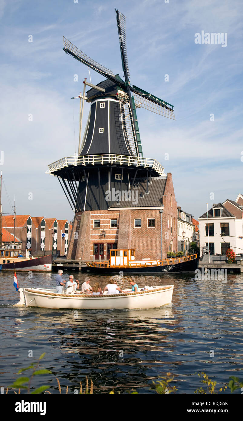 Moulin de Adriaan windmill, Haarlem, Holland Stock Photo - Alamy