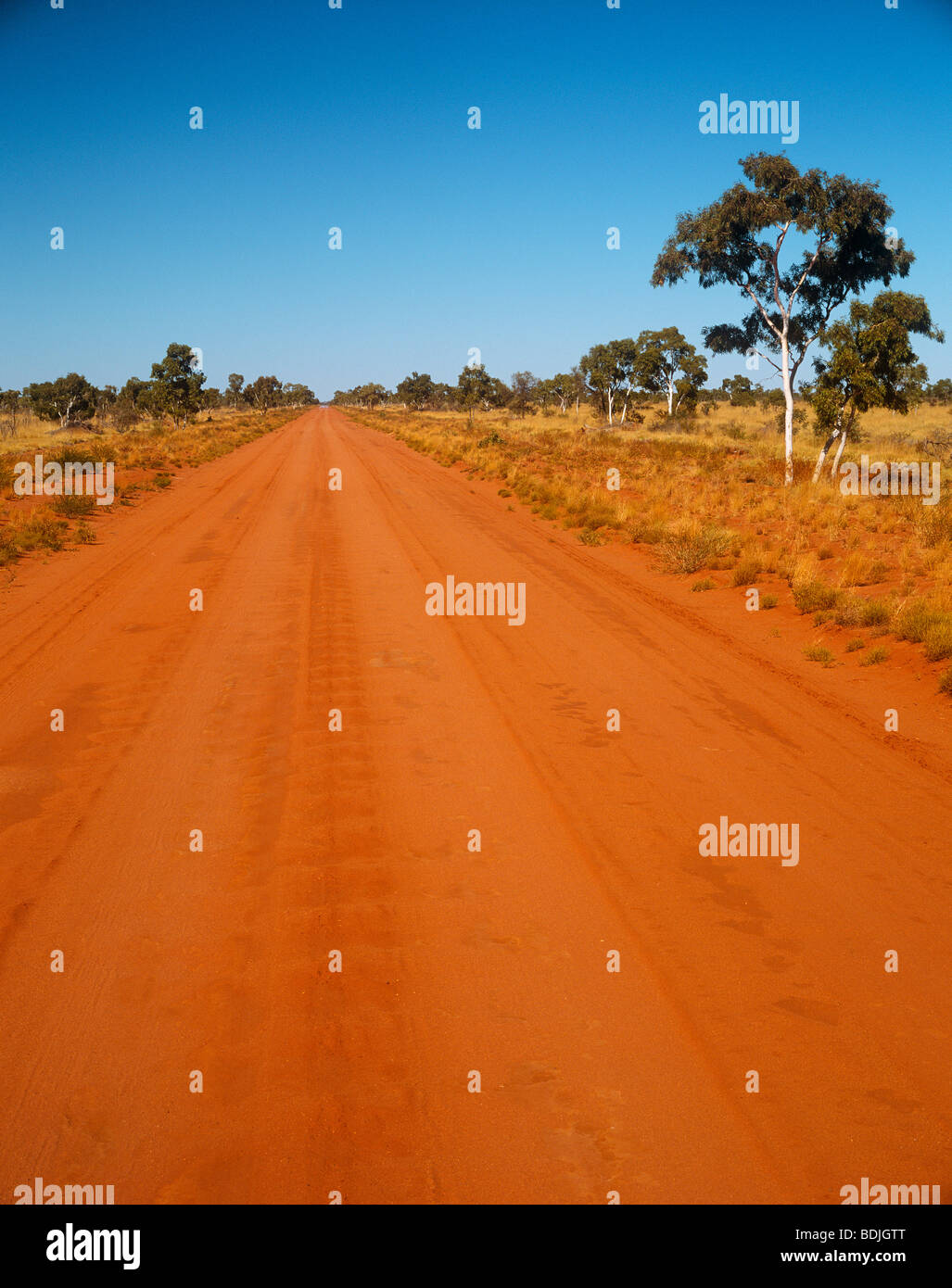 Unsealed Gravel Road Stock Photo - Alamy