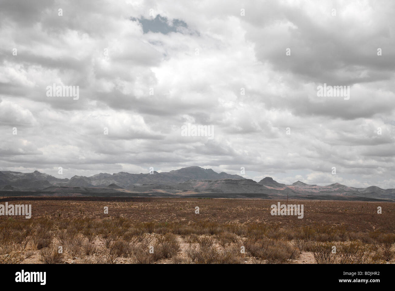 Landscape, Highway 67, West Texas, Texas, USA Stock Photo - Alamy