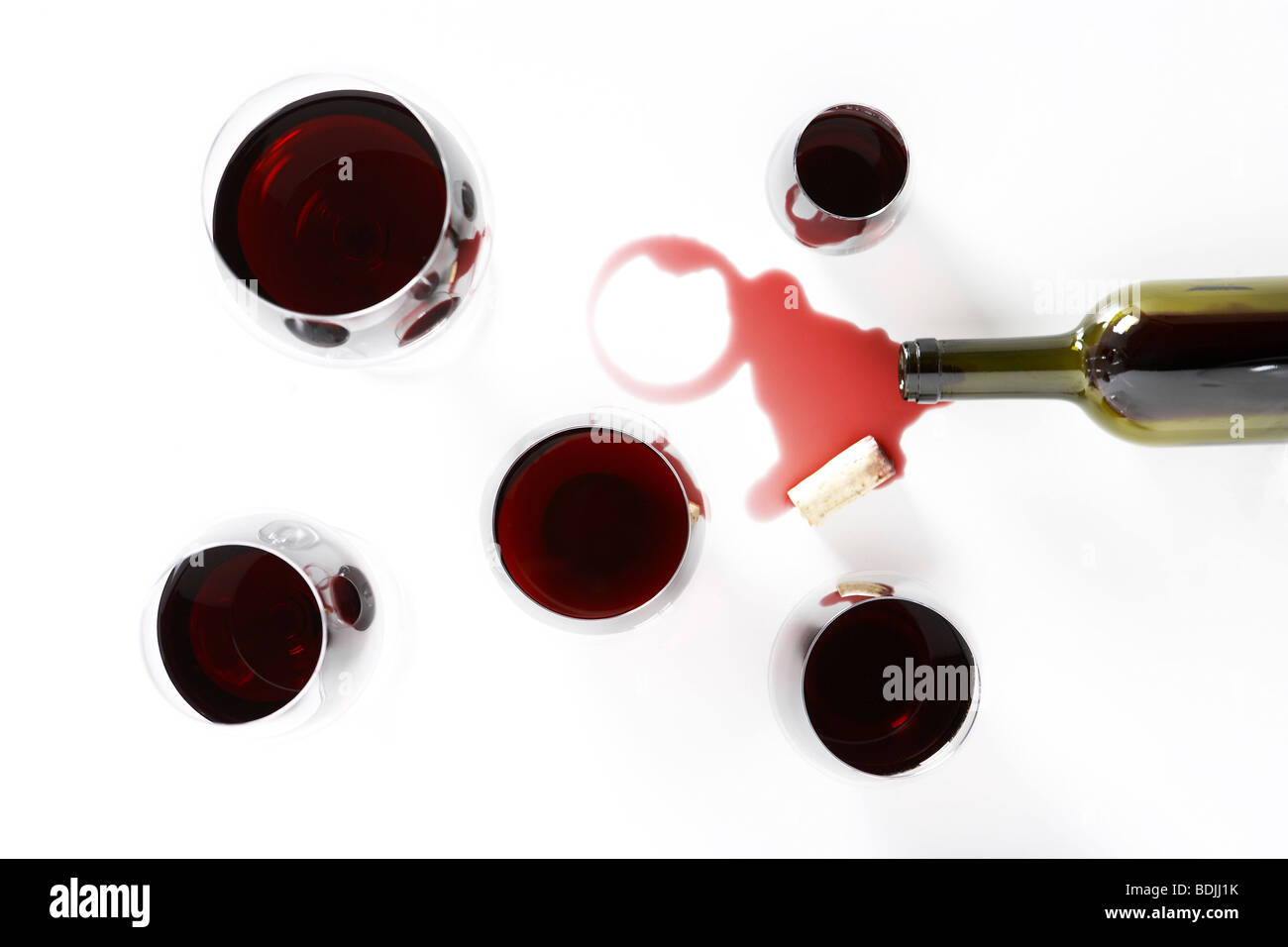 Wine Bottle Spilling