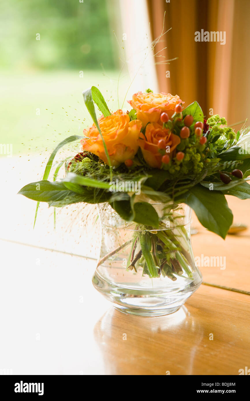 Vase of Flowers Stock Photo - Alamy