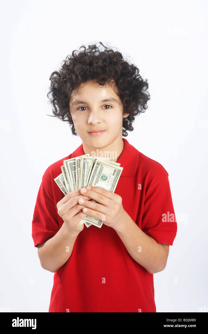 Child Holding One Dollar Bill High Resolution Stock Photography and ...