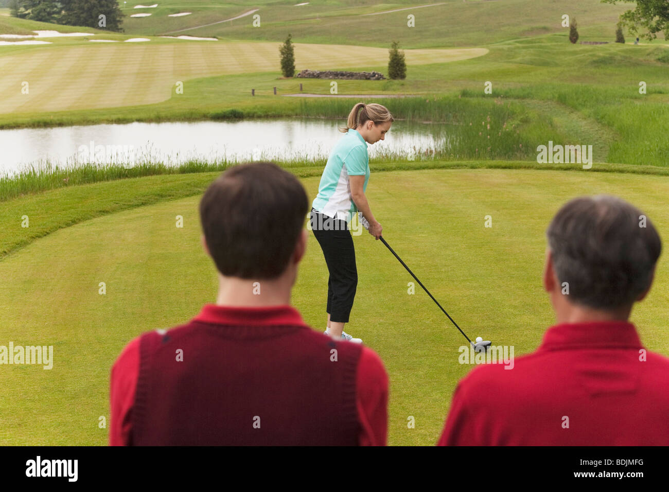 People Playing Golf Stock Photo - Alamy