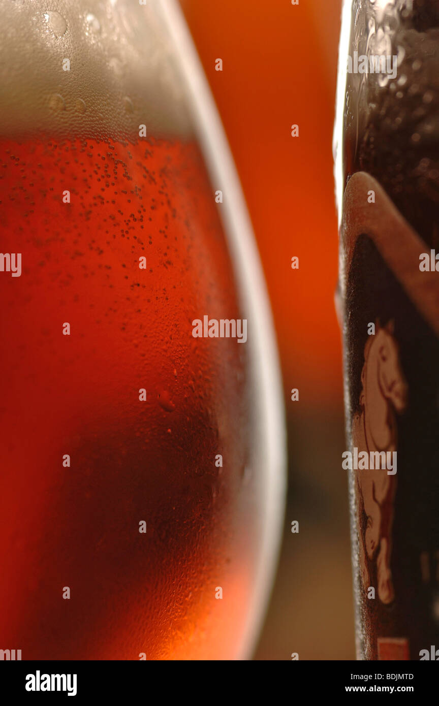 Glass palm belgian beer hi-res stock photography and images - Alamy