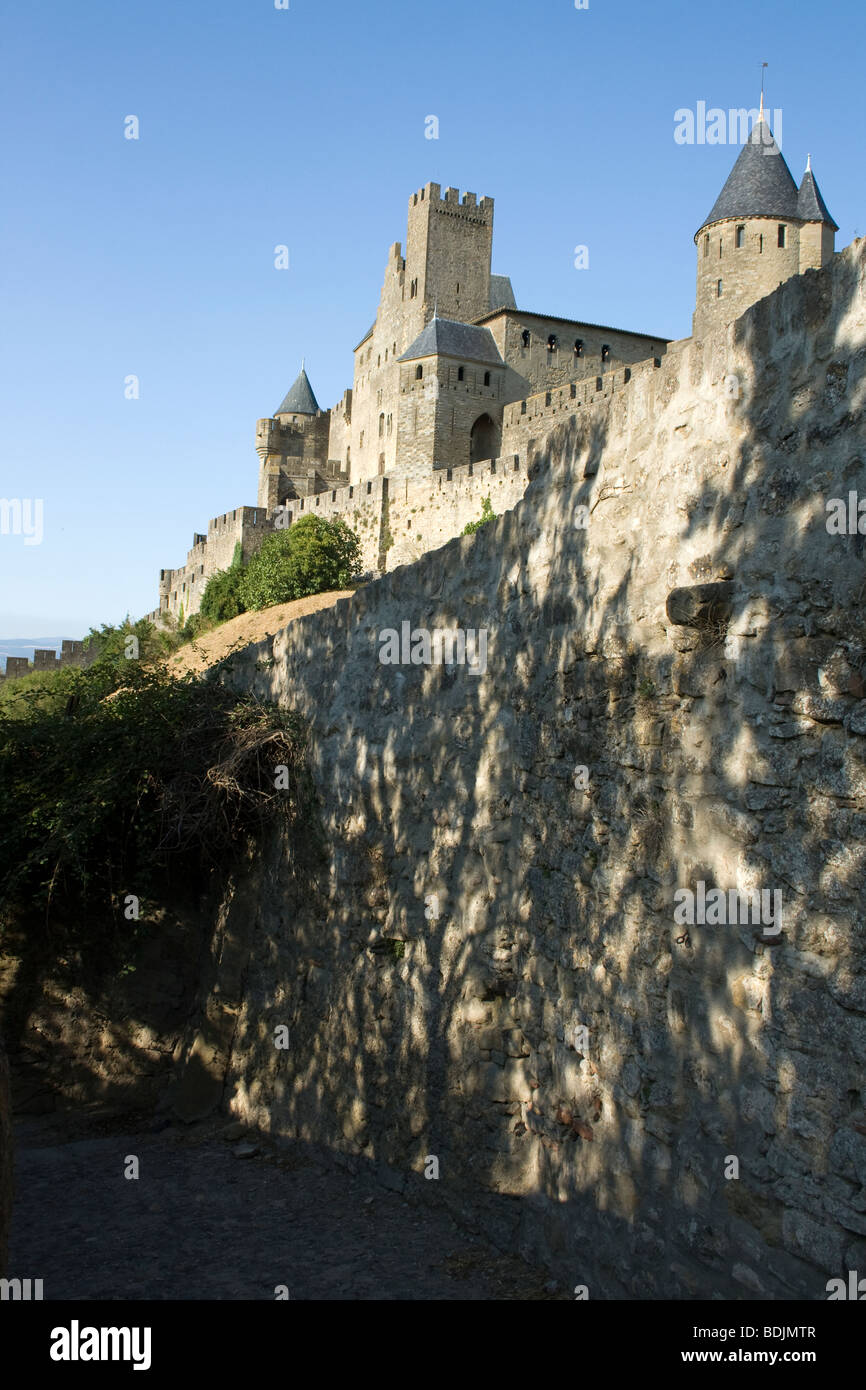 the medieval cite of carcassonne Stock Photo - Alamy