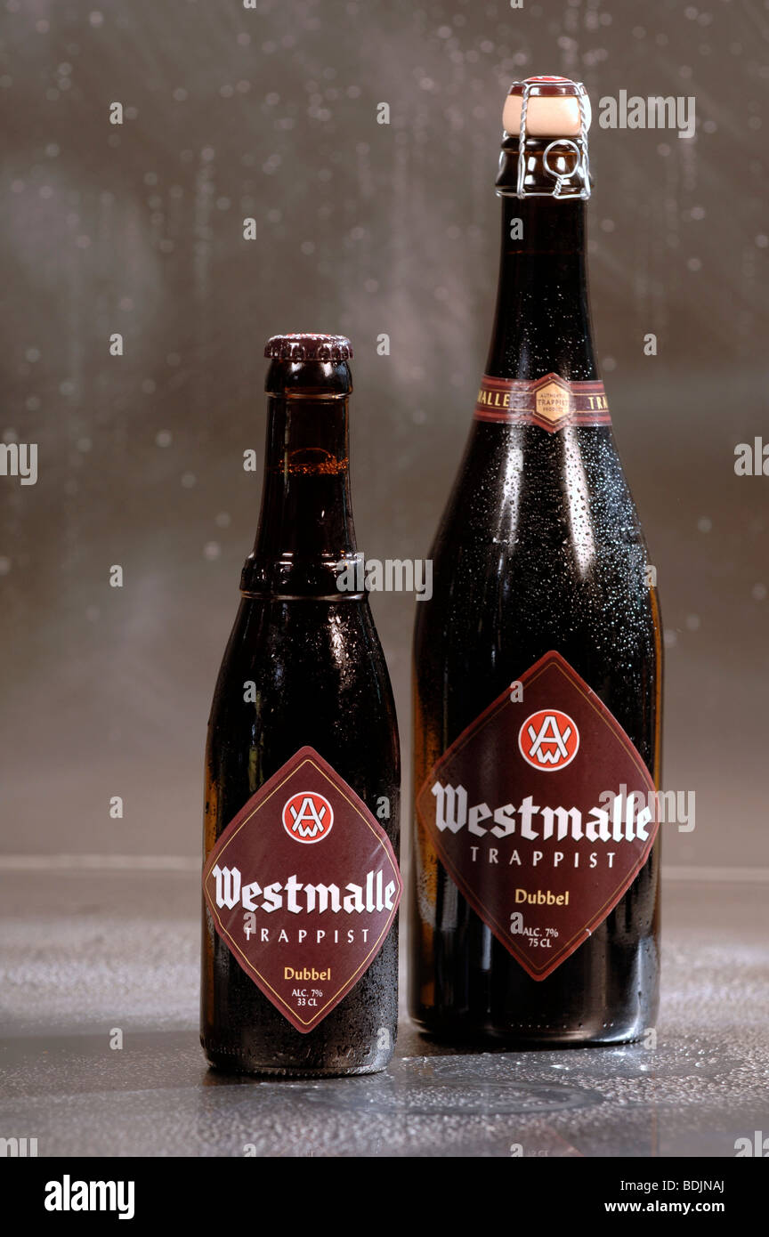 Westmalle dubbel trappist beer hi-res stock photography and images - Alamy
