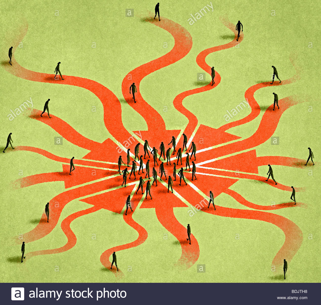 Converging Paths Stock Photos & Converging Paths Stock Images - Alamy