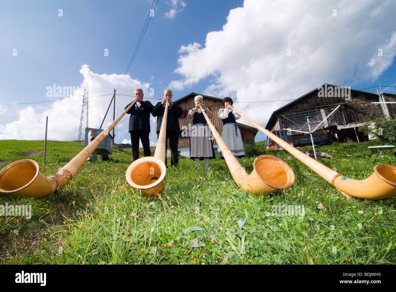 Alphorn hi-res stock photography and images - Alamy