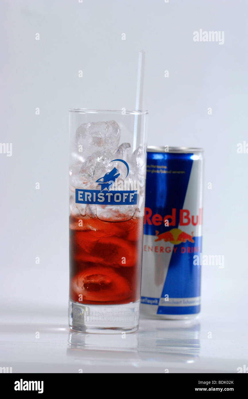 Eristoff Sloe Berry vodka cocktail Stock Photo - Alamy