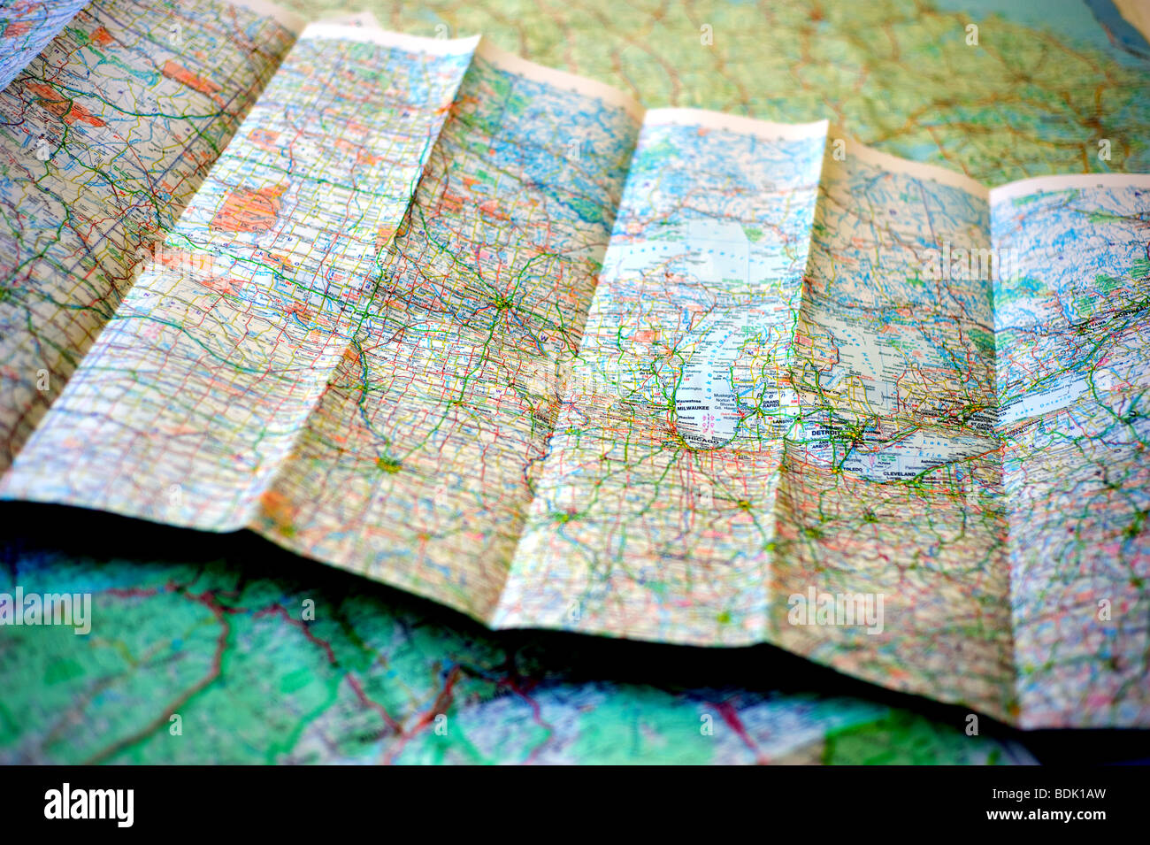 Planning a route map hi-res stock photography and images - Alamy