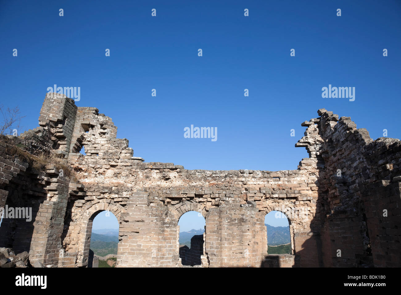 the ruined great wall in Beijing, China Stock Photo - Alamy