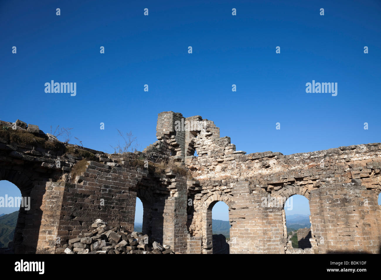 the ruined great wall in Beijing, China Stock Photo - Alamy