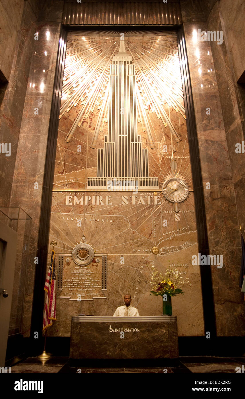 Empire State Building Art Deco Interior