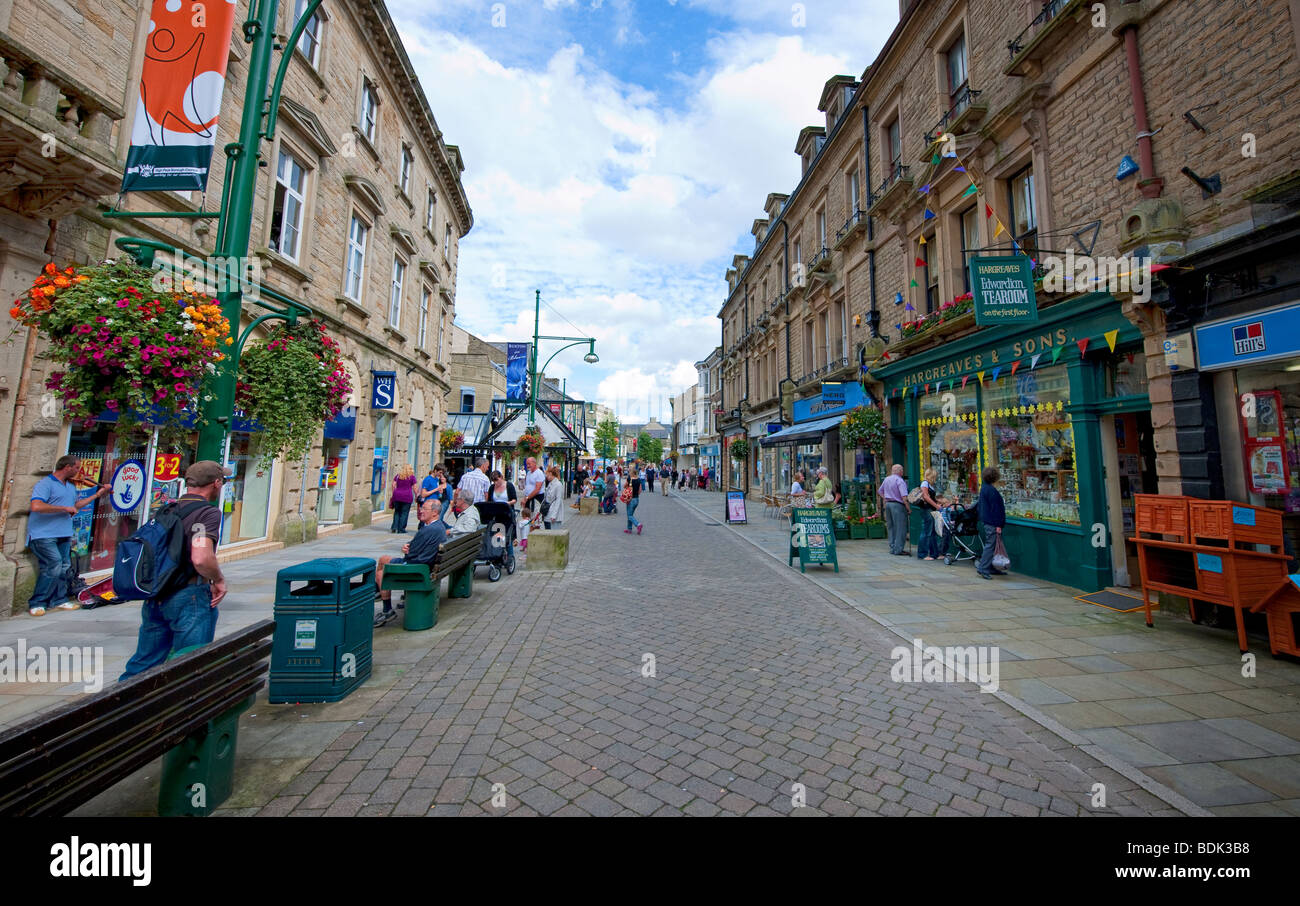 Spring Gardens is a pedestrian area in the centre of Buxton, Derbyshire ...