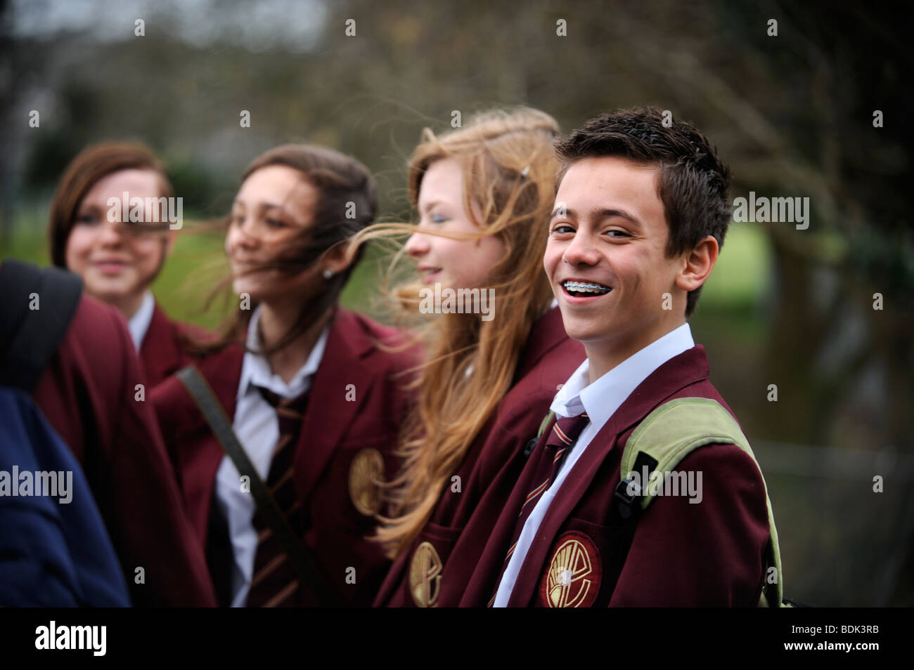 OLYMPIC DIVER TOM DALEY IN FEBUARY 2008 AGED THIRTEEN WITH ...