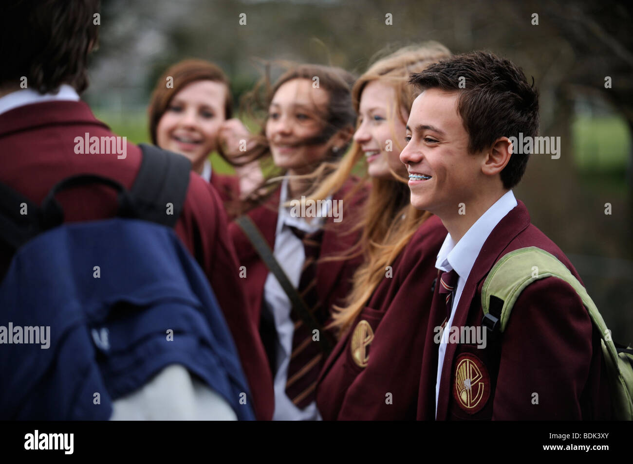 OLYMPIC DIVER TOM DALEY IN FEBUARY 2008 AGED THIRTEEN WITH ...