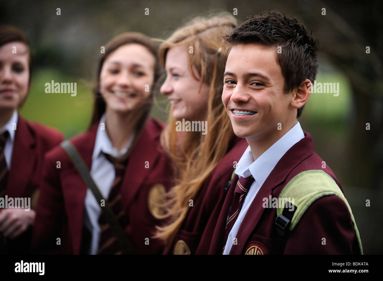 OLYMPIC DIVER TOM DALEY IN FEBUARY 2008 AGED THIRTEEN WITH ...