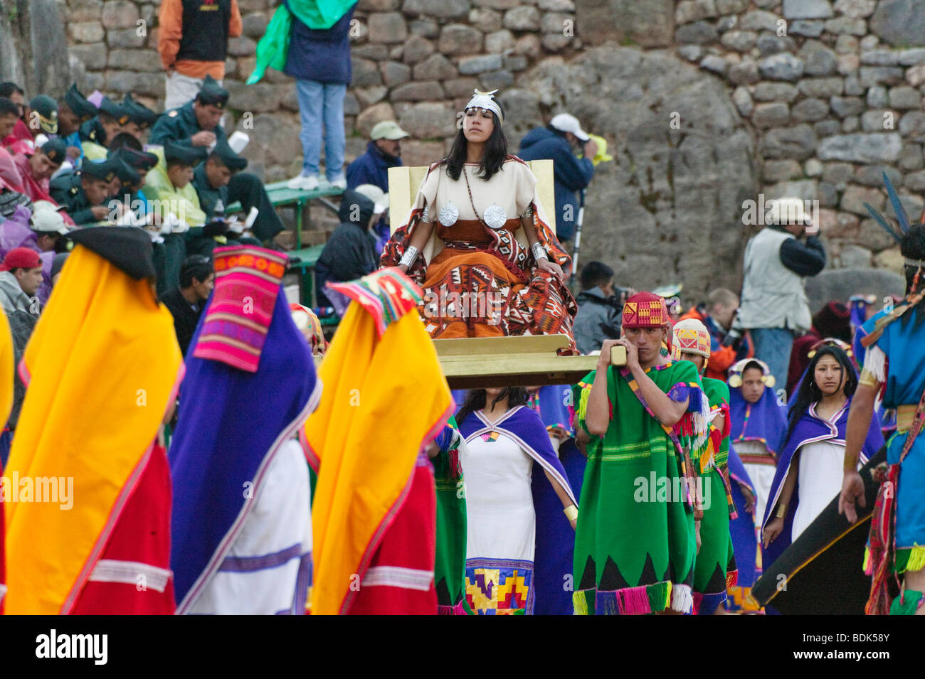 Inti Raymi Festival performance celebrating winter solstice ...
