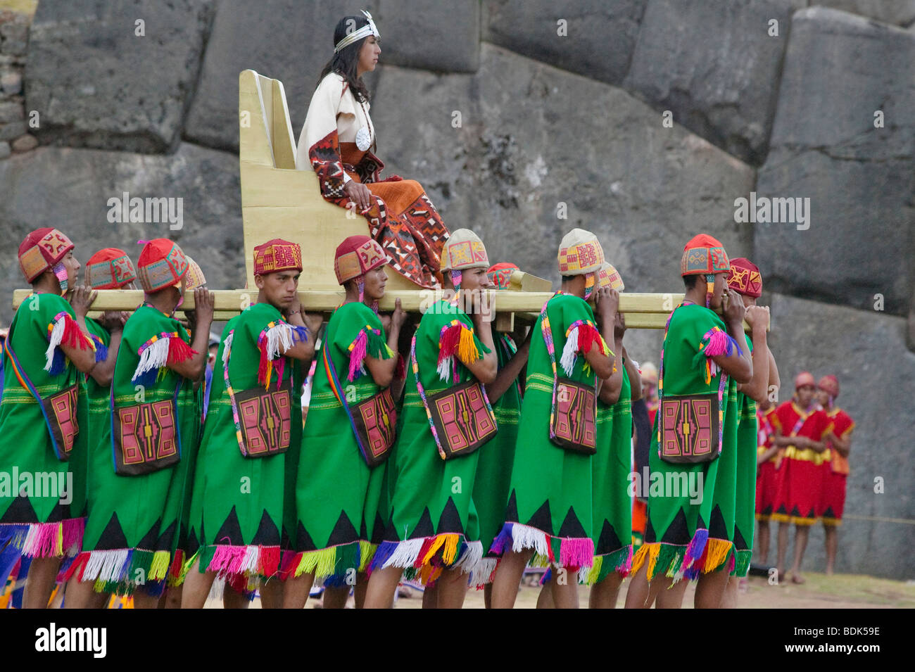 Inti Raymi Festival performance celebrating winter solstice ...