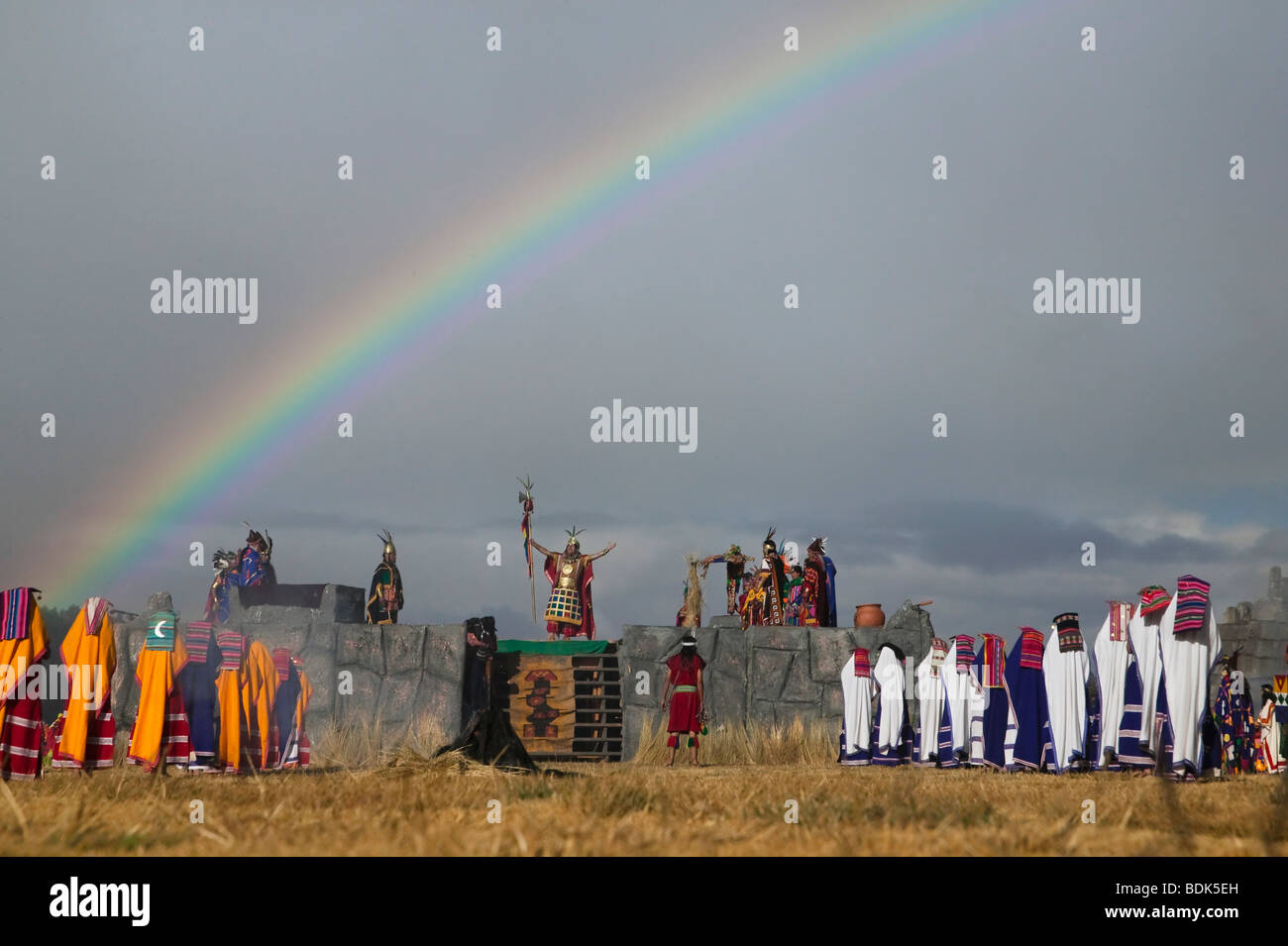 Inti Raymi Festival performance celebrating winter solstice ...