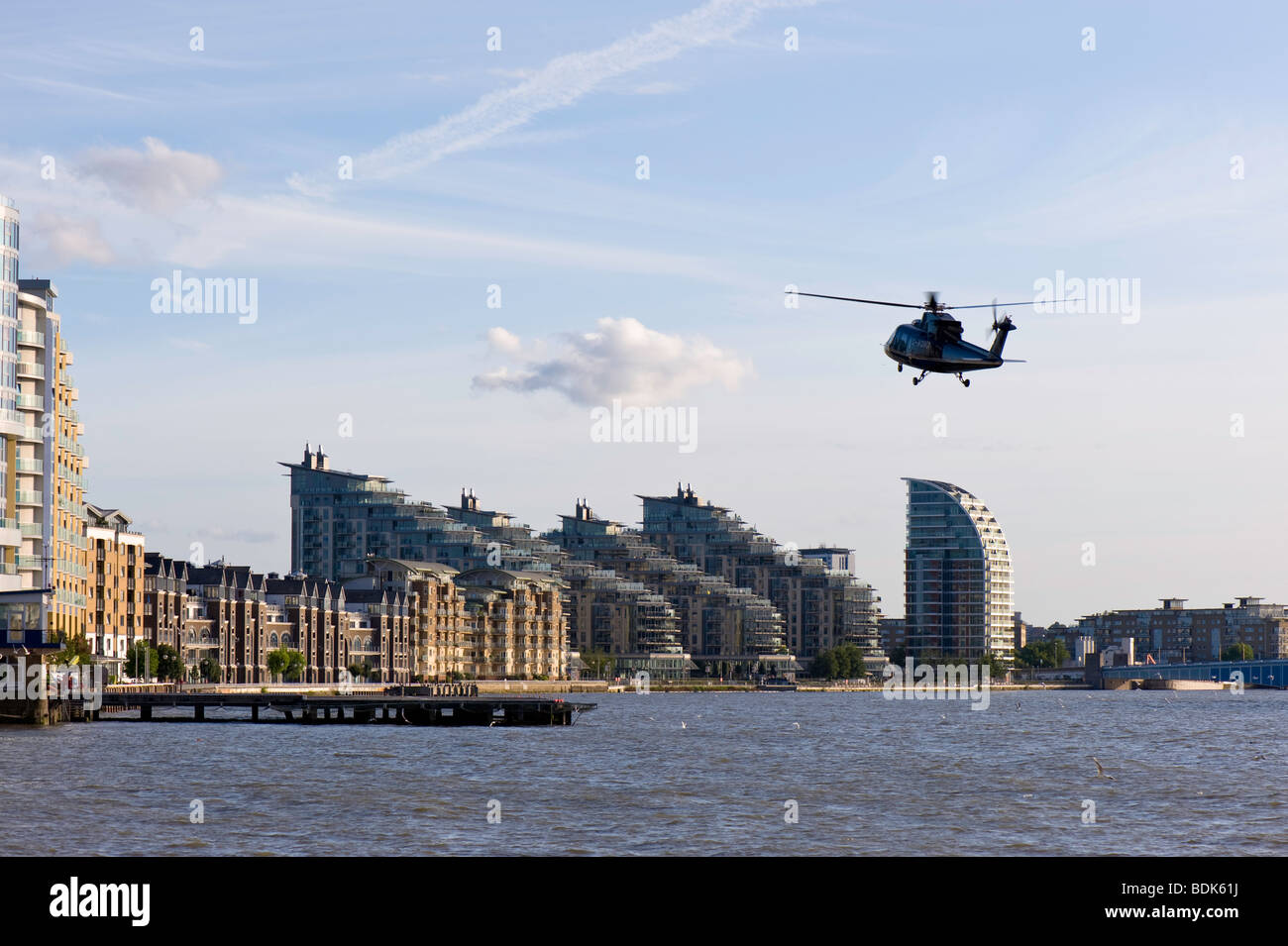 Helicopter taking off from London Heliport in Battersea, SW11, by ...