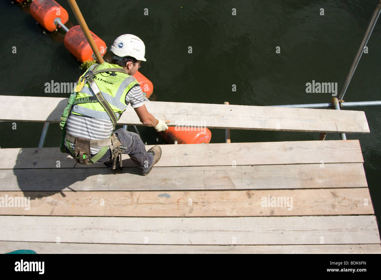 building scaffold scaffolding site construction rig workers Stock Photo ...