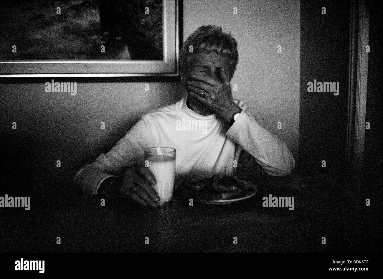 Distressed old woman hi-res stock photography and images - Alamy