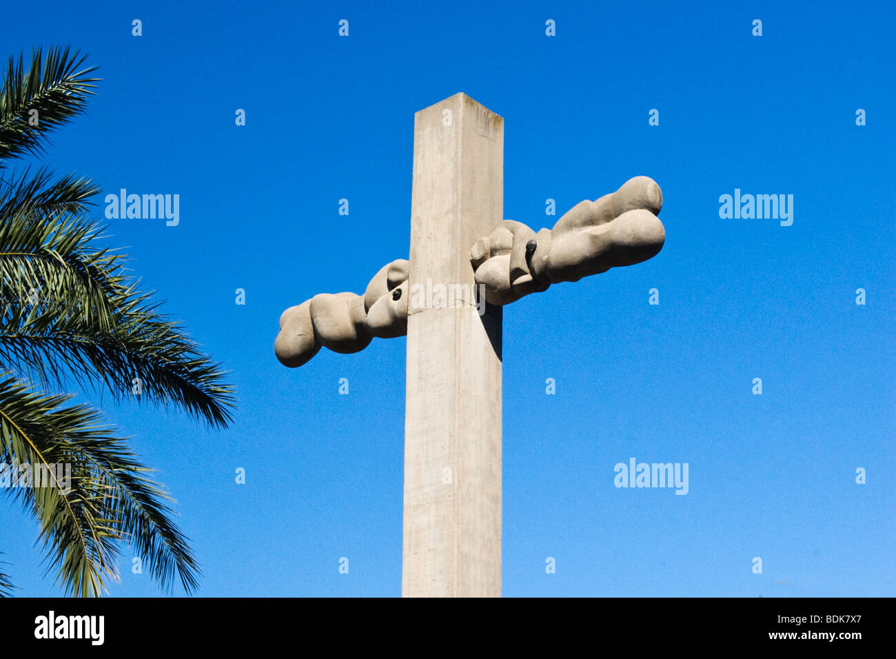 Spain , City of Valencia , modern contemporary futuristic cross feature ...