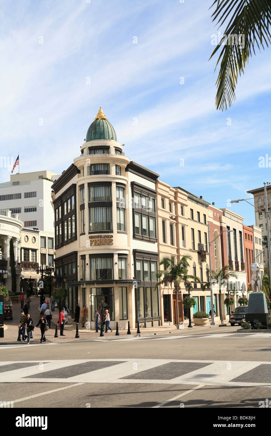 Rodeo Drive, Beverly Hills, Los Angeles, California, USA Stock Photo ...