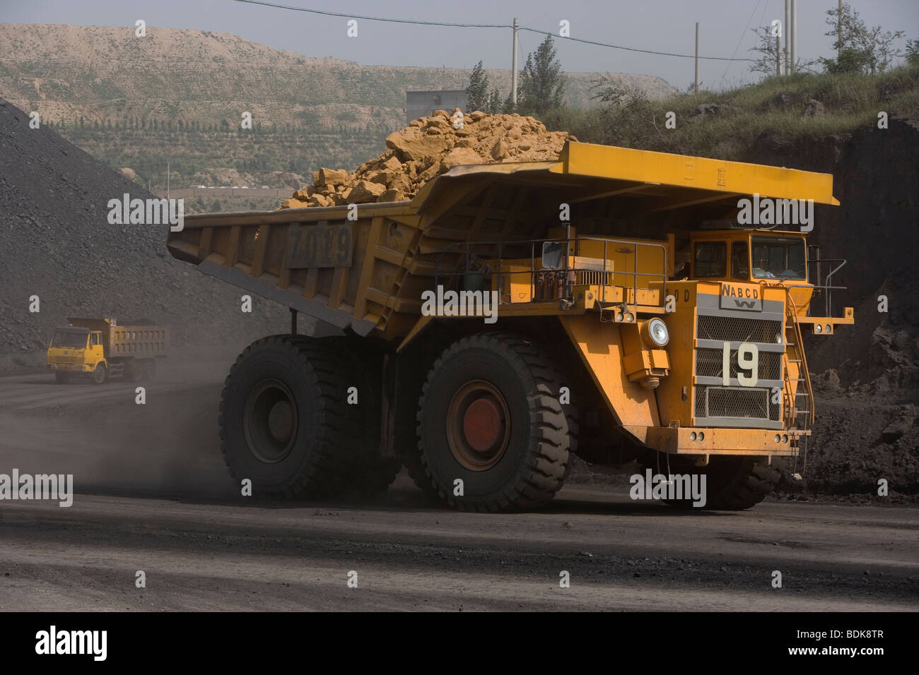 Dumper truck driver coal mine hi-res stock photography and images - Alamy