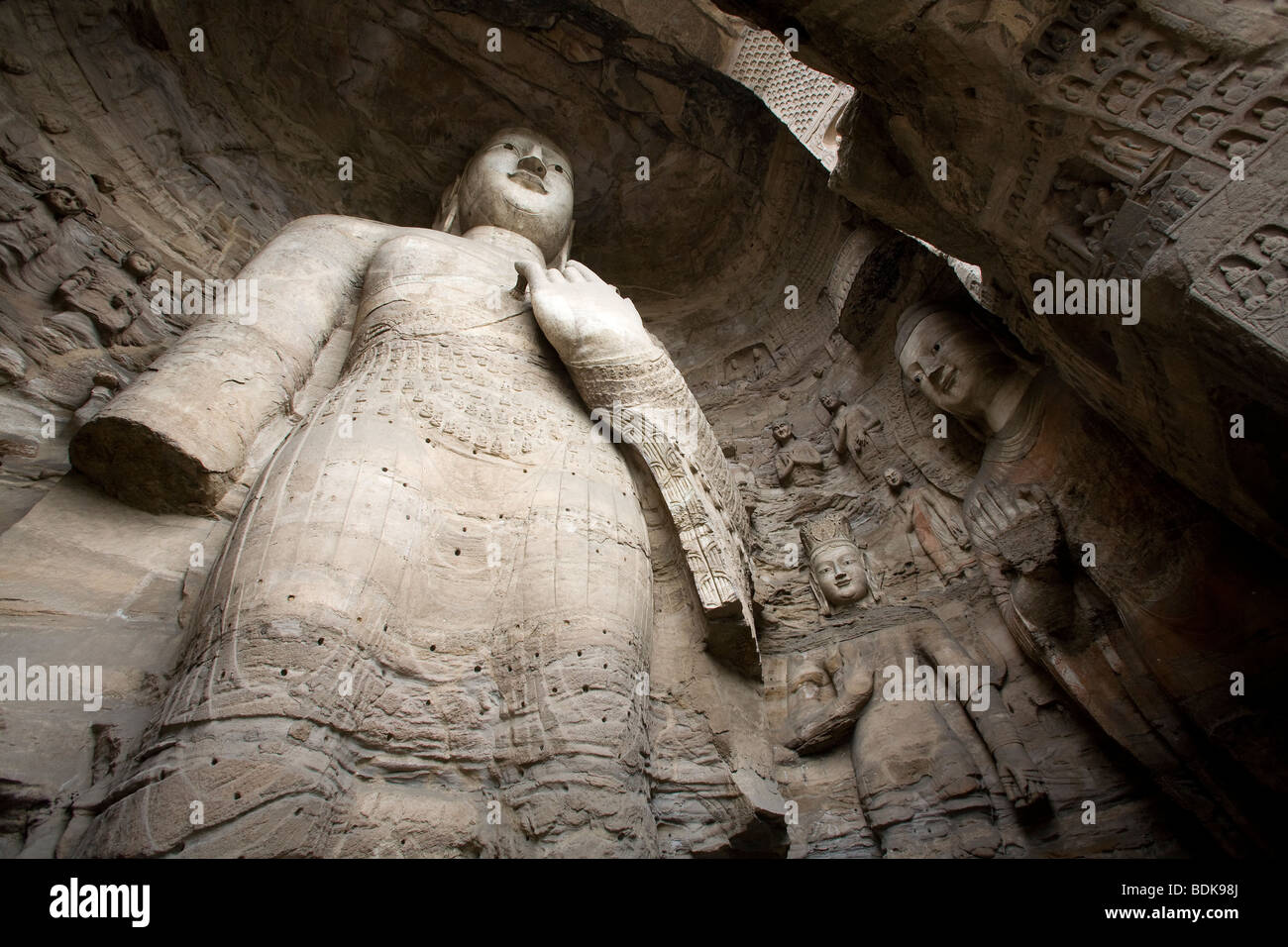 Yungang Shiku Buddhist Caves complex, 16km west of Datong, were statues ...