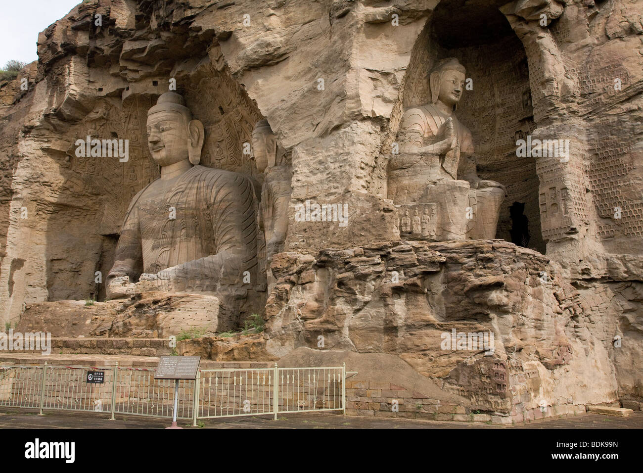 Yungang Shiku Buddhist Caves complex, 16km west of Datong, were statues ...